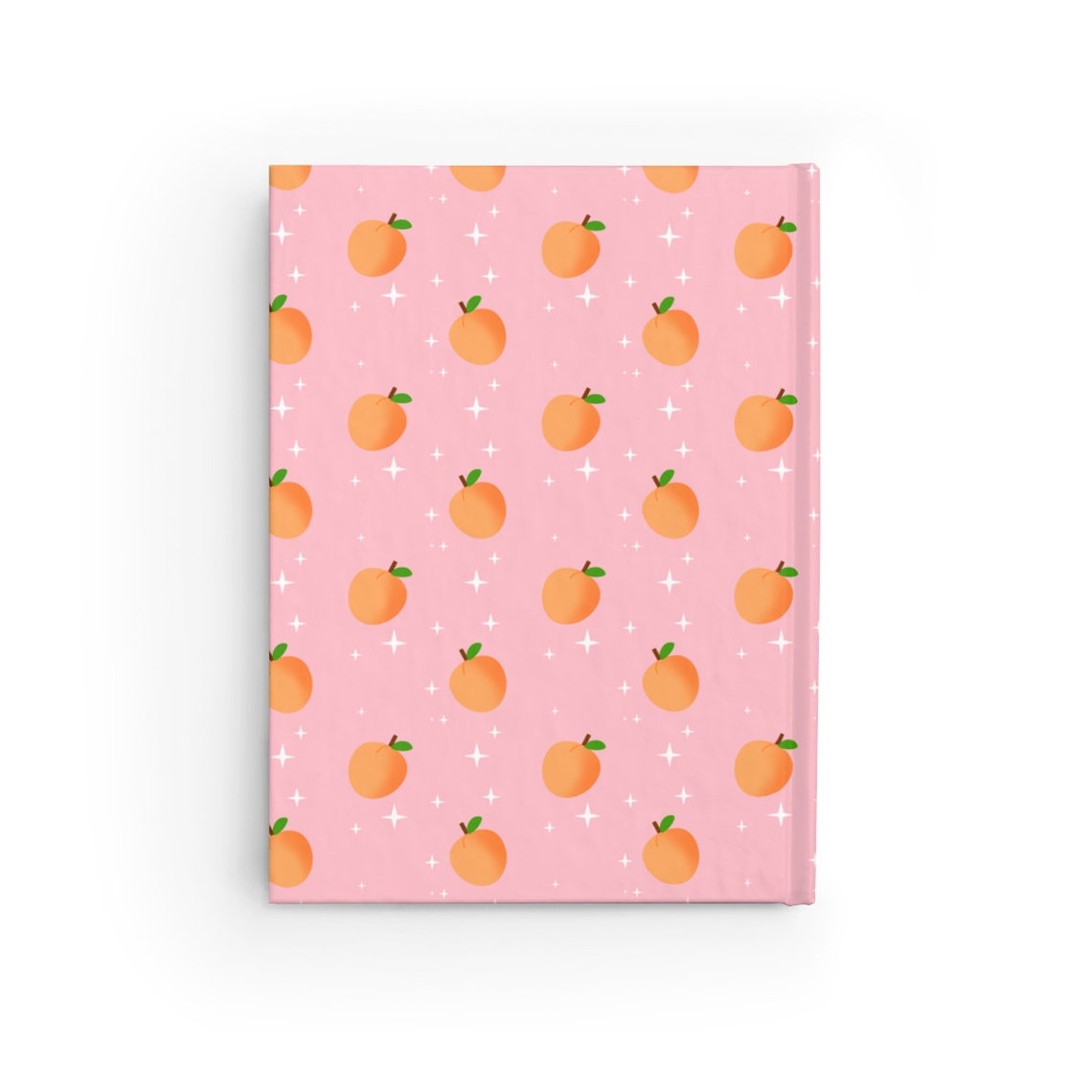 Peach Print Blank Notebook Peach Notebook Planner - Etsy