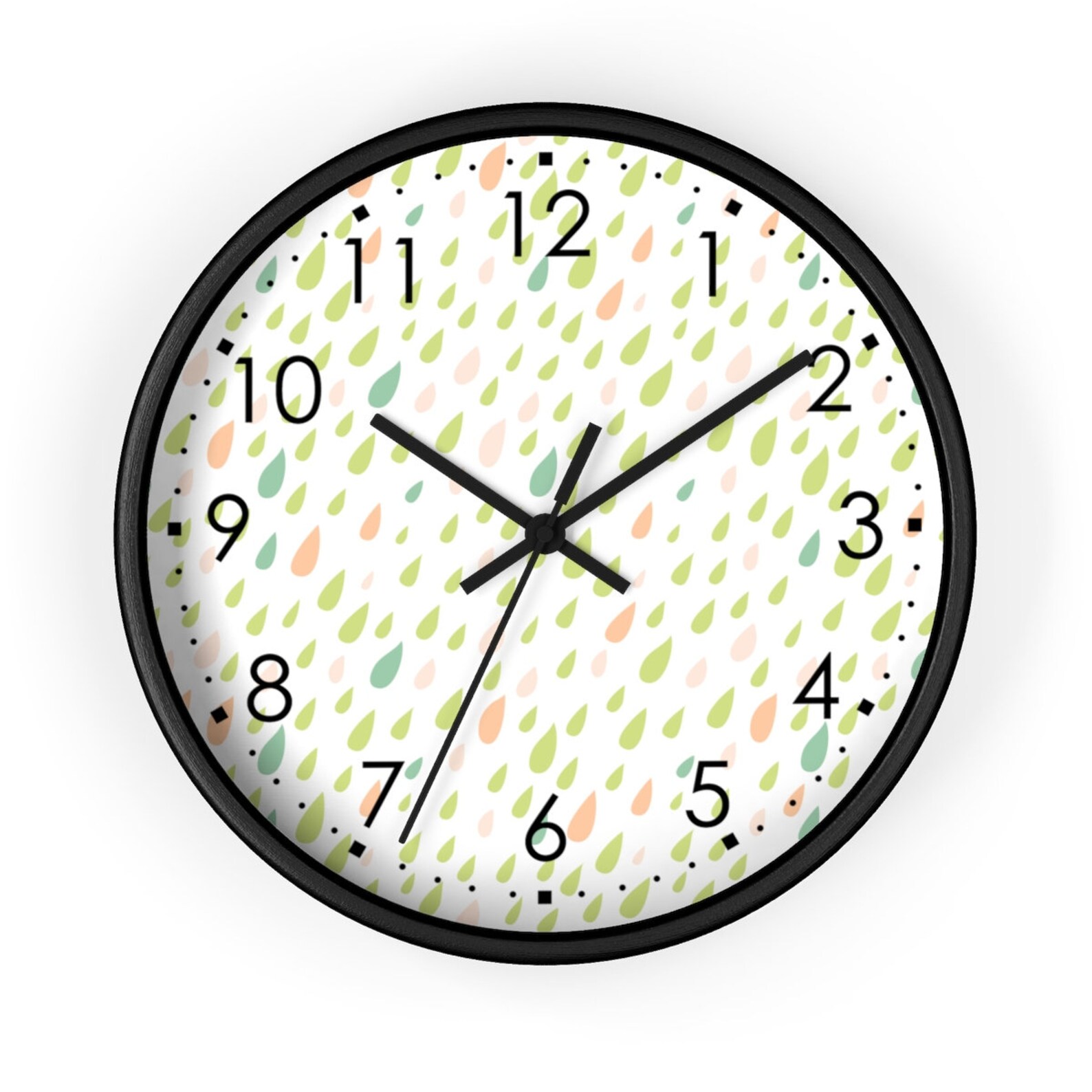 Abstract Pastel Wall Clock Wall Clock Nursery Wall Decor | Etsy