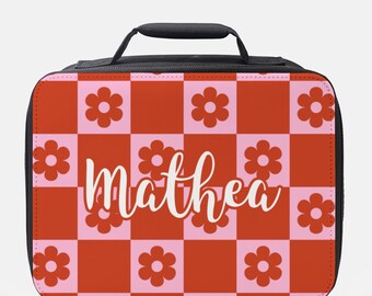Checkered Lunch Box - Etsy