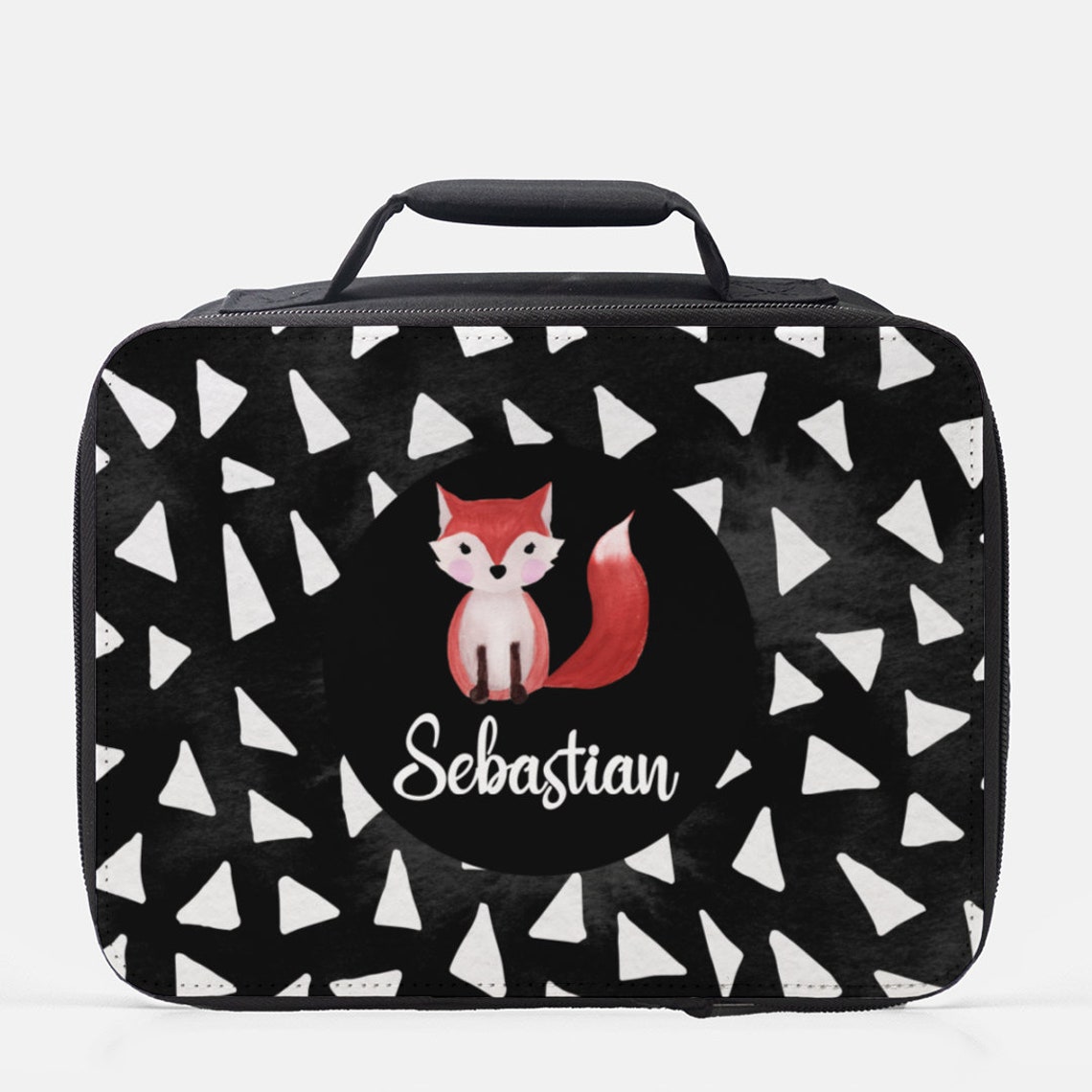 Fox Lunch Box Fox Lunch Bag Back to School Personalized Fox - Etsy