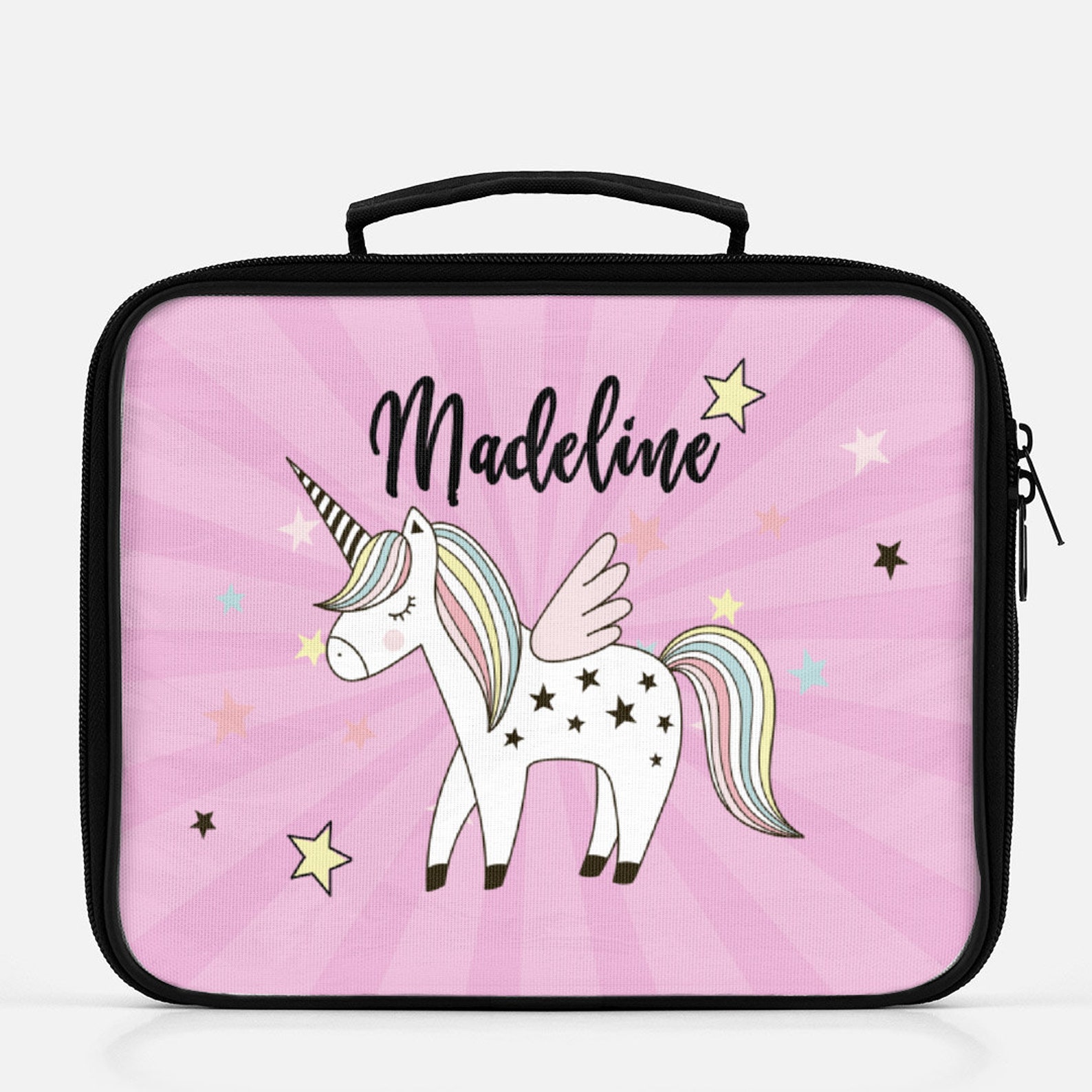 Personalized Unicorn Lunch Box Unicorn Back To School | Etsy