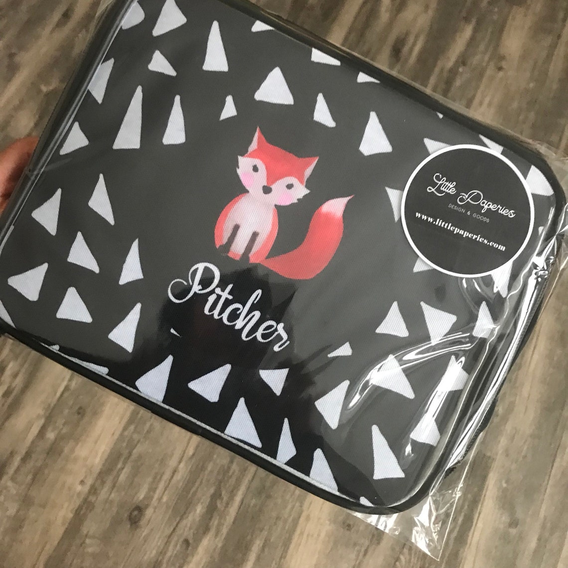 Fox Lunch Box Fox Lunch Bag Back To School Personalized Fox | Etsy