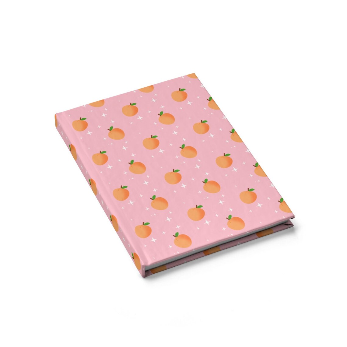 Peach Print Blank Notebook Peach Notebook Planner - Etsy