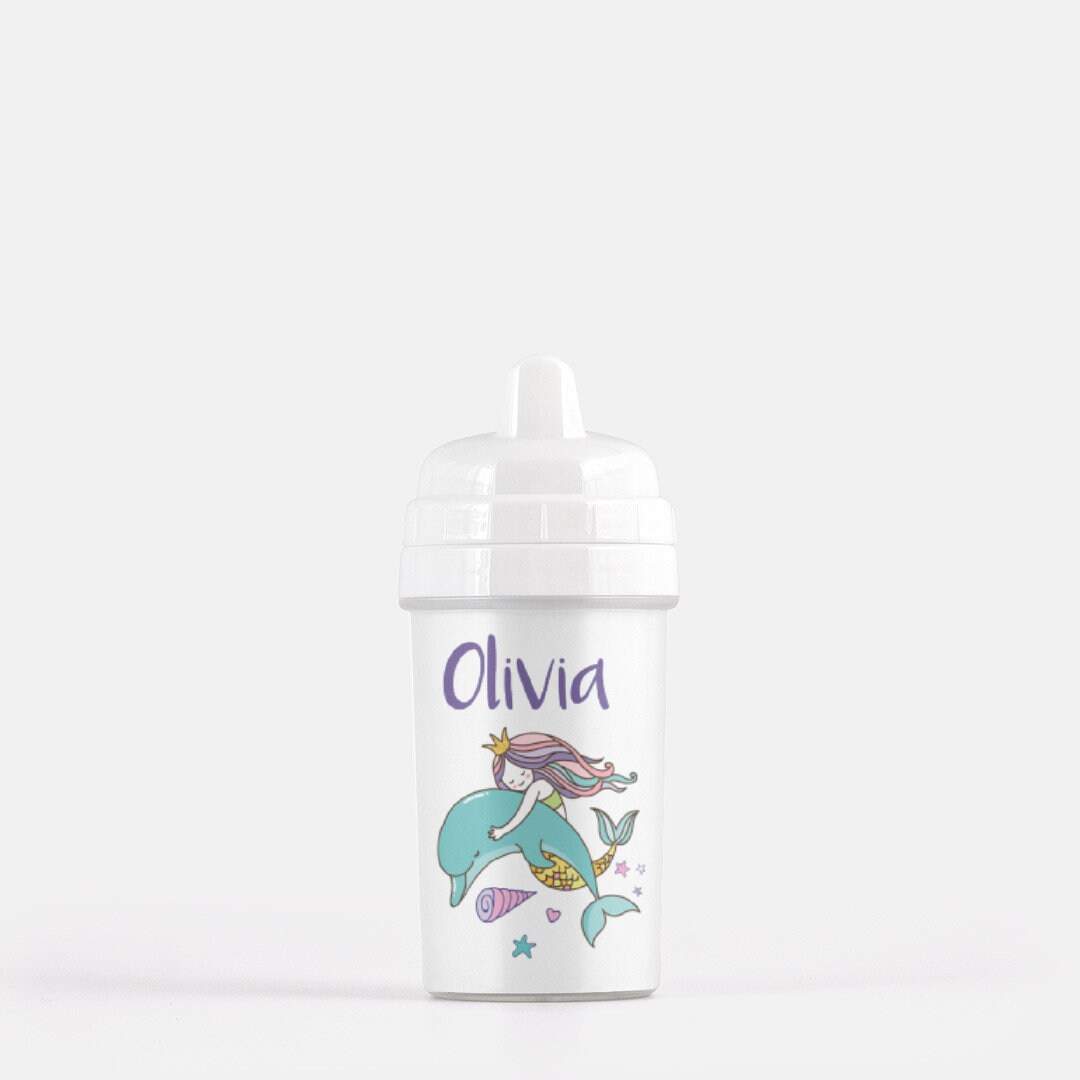 Mermaid Sippy Cup, Personalized Sippy Cups, Custom Sippy Cups, Baby ...