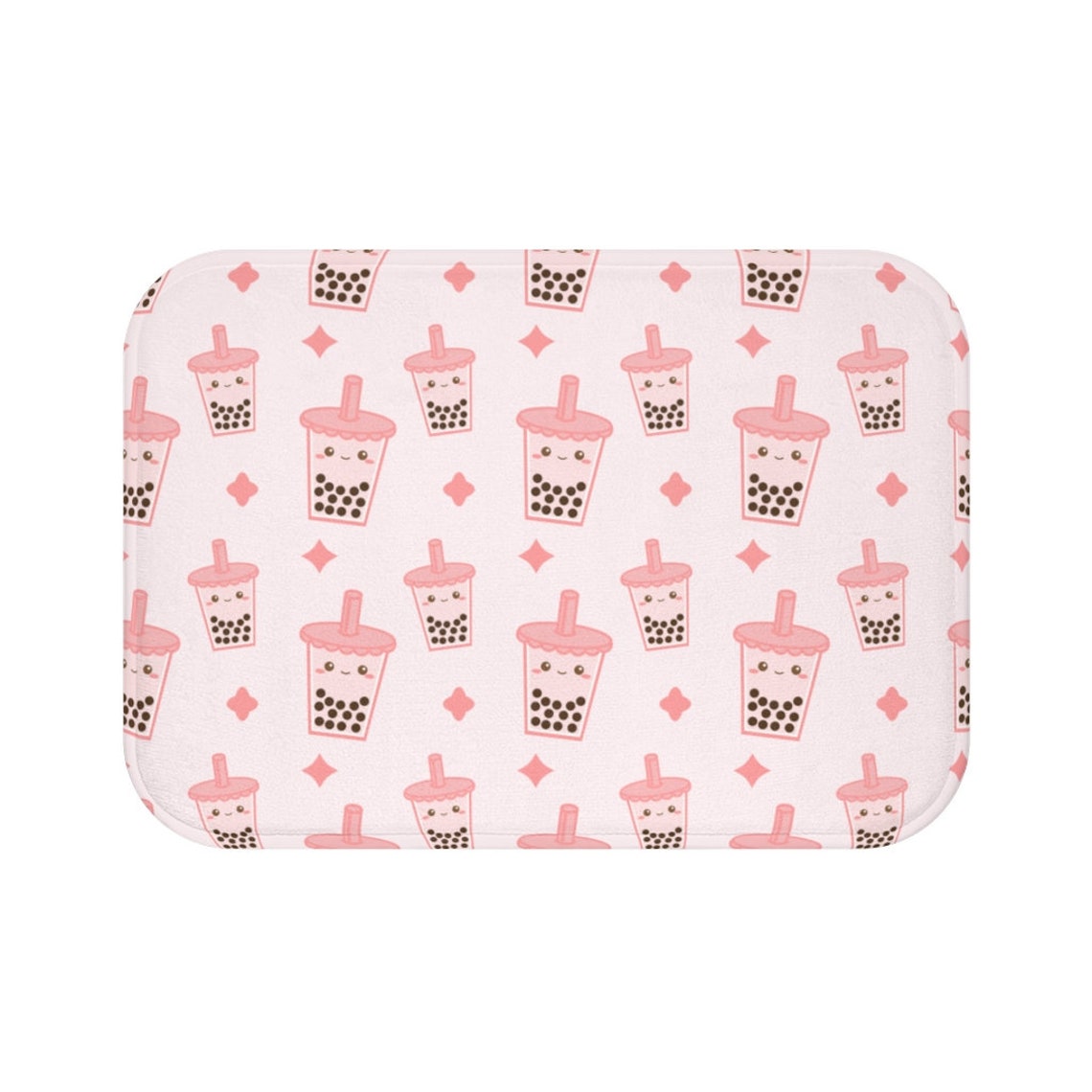 Bubble Tea Boba Tea Bath Mat Bathroom Decor Kids Bathroom | Etsy