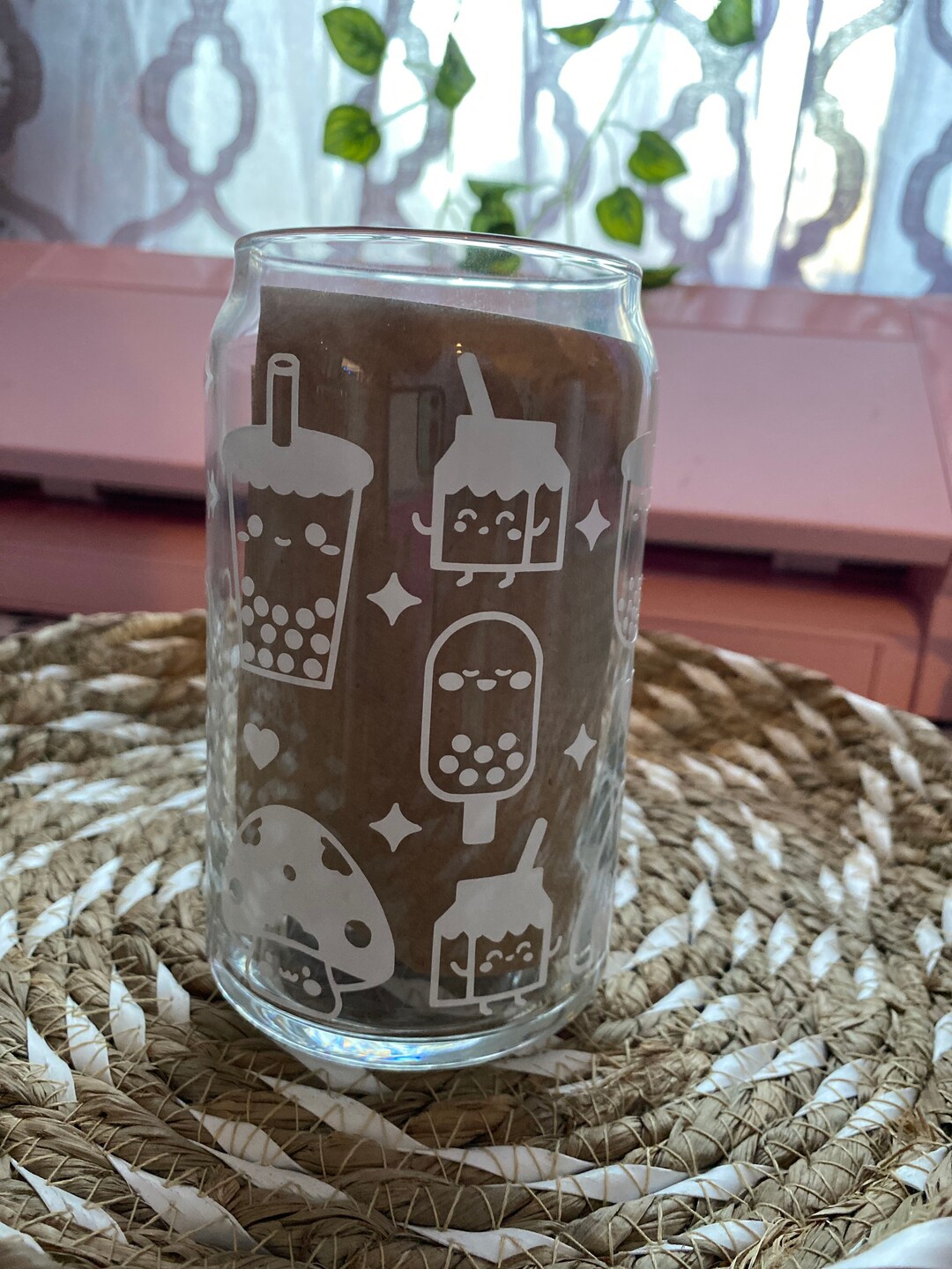 Libbey Iced Coffee Cup, Coffee Cup, Coffee Glass, Beer Glass Can, Kawaii Gift, Coffee Cup ...