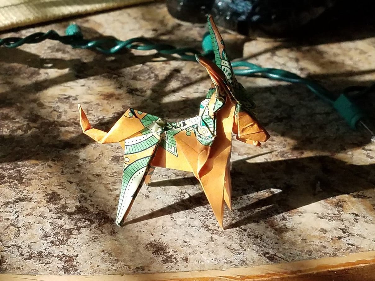 Origami Antelope Sculpture - Etsy