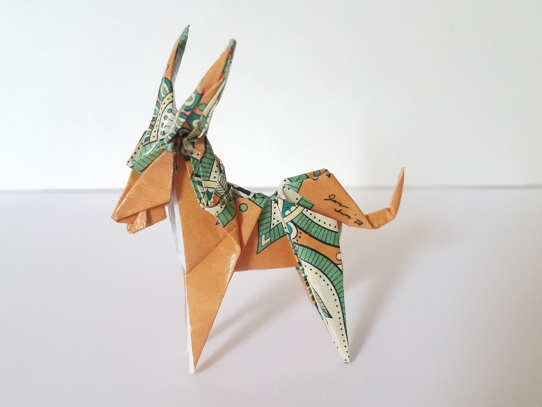 Origami Antelope Sculpture - Etsy