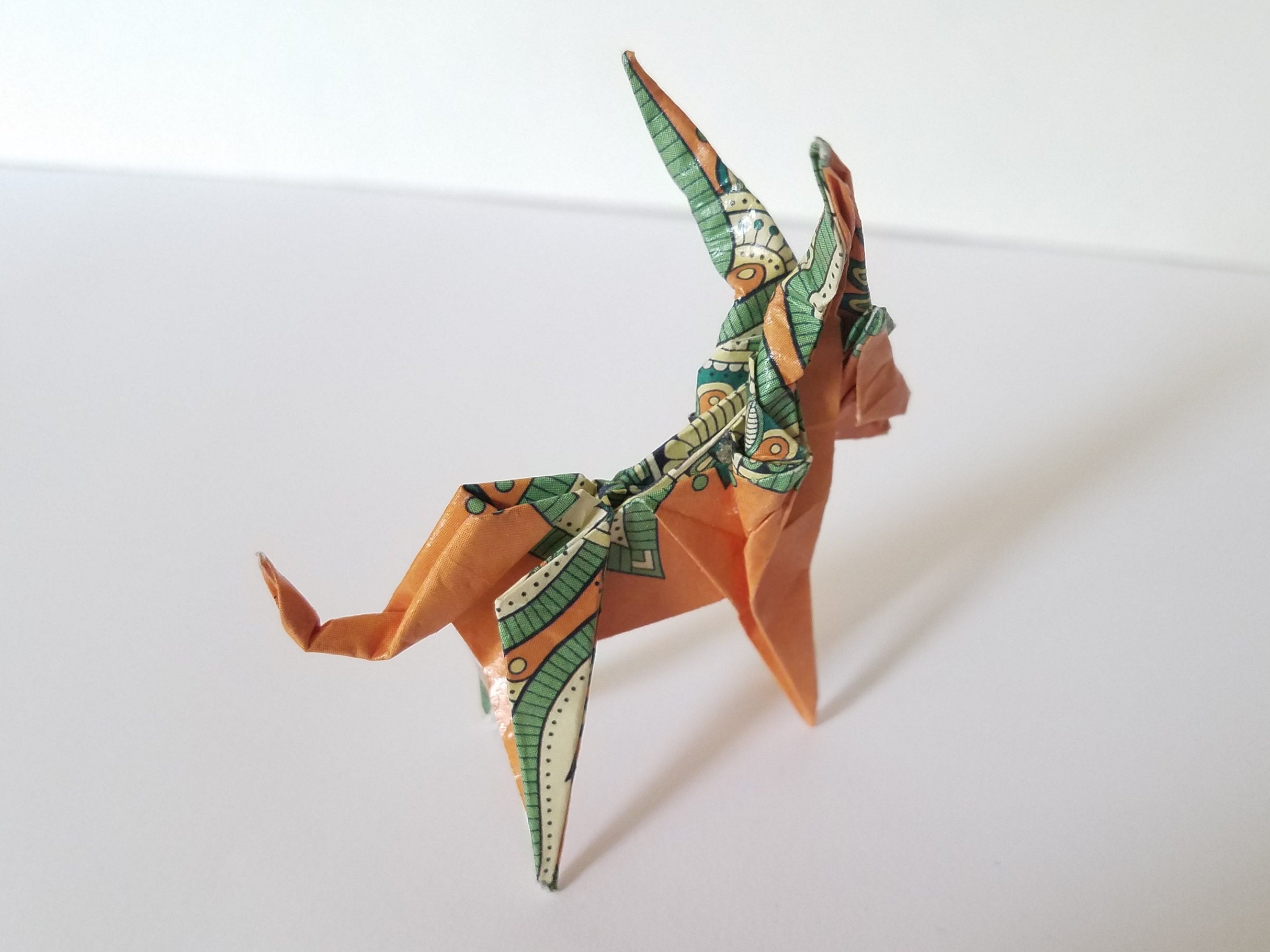 Origami Antelope Sculpture - Etsy
