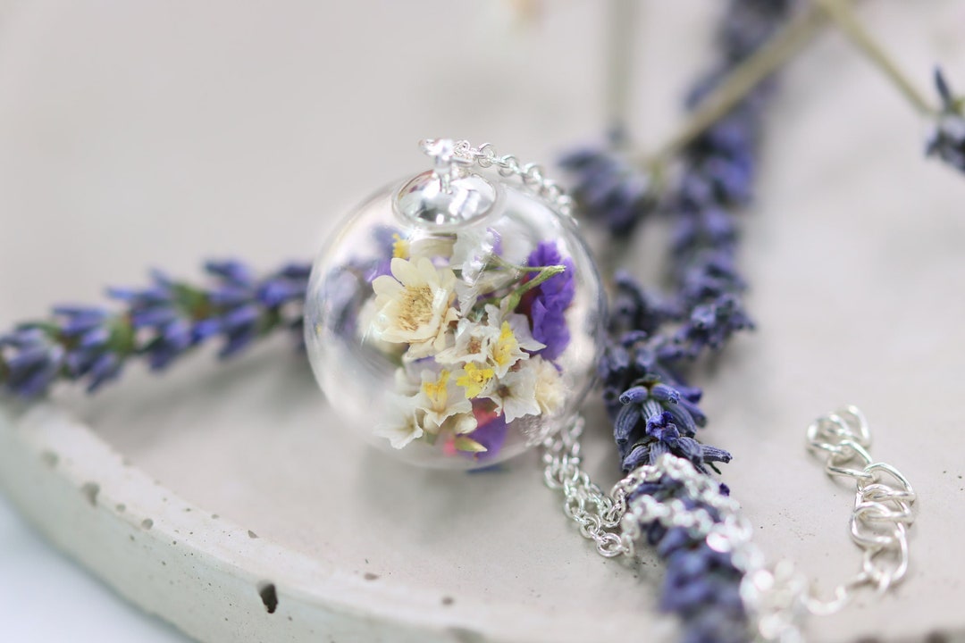 Flower Bouquet Glass Ball Garden With Many Plants - Etsy