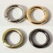 4 Pcs Metal Spring Ring Clasps Gate Rings Round Purse Ring - Etsy