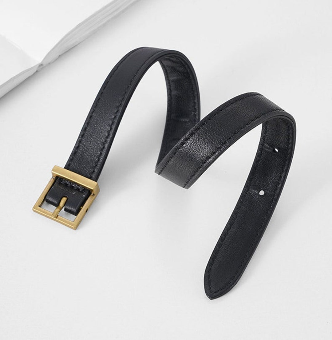 2cm Black Leather Extender Purse Strap, Extension Strap for Shoulder ...
