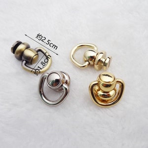 4sets Purse Strap Handles Connector, Chain Loop Chain Attachment Screws ...