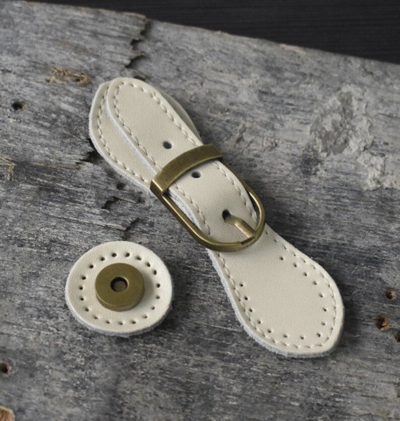 1set Genuine Leather Bag Belt Buckles Brushed Brass Handbag - Etsy
