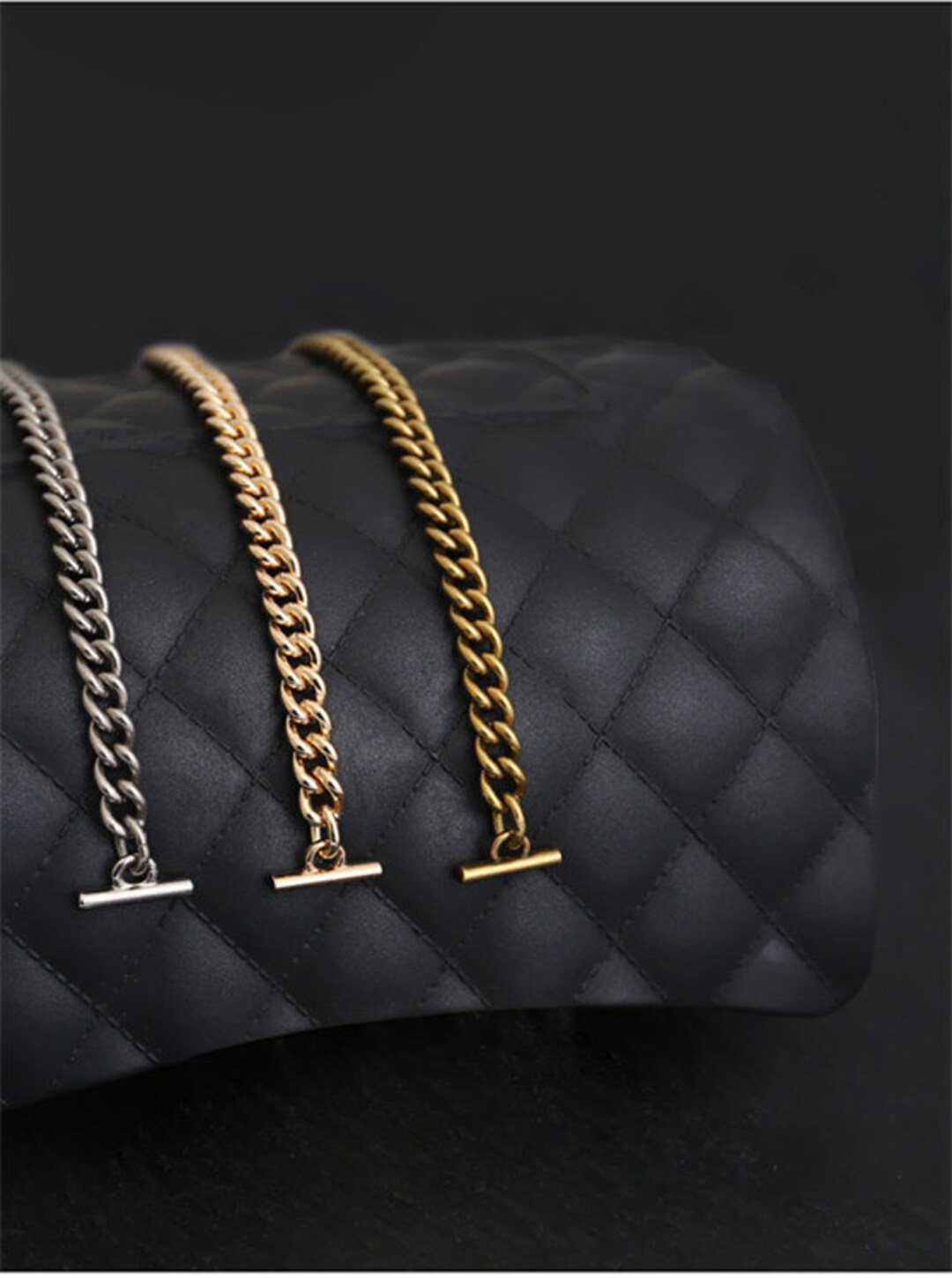 7mm OT Clasps Purse Chain, Shoulder Bag Strap, T-bar Bag Handle ...