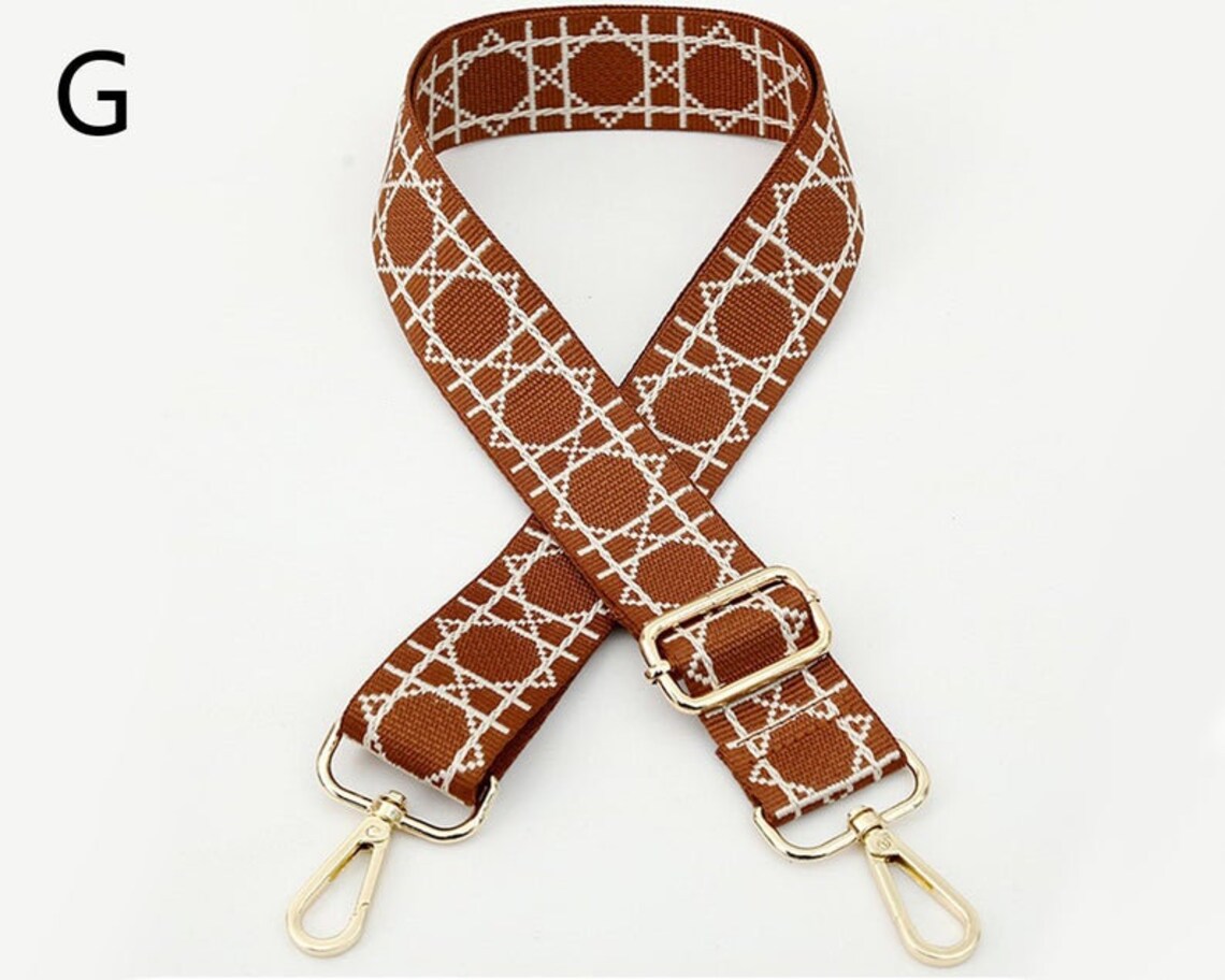 1.5 3.8CM Width Pure Color Purse Strap Black Beige | Etsy