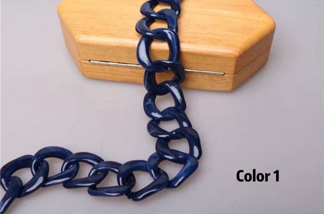 High Quality Acrylic Purse Chunky Chain Strap, Resin Crossbody Bag ...