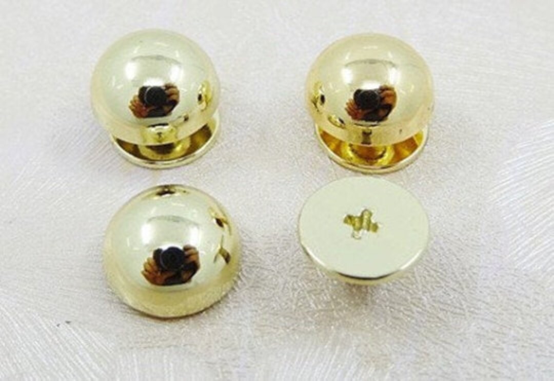 5 Sets 10mm Ball Screw Rivets Hardware Part Handbag Fastener Belt Stud ...