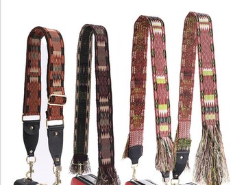 Leopard Printing Laptop Strap Wide Nylon Cross-body Handle - Etsy