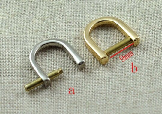 4pcs Inner 9mm Gold D-rings Removable Strap D Ring Hook - Etsy UK