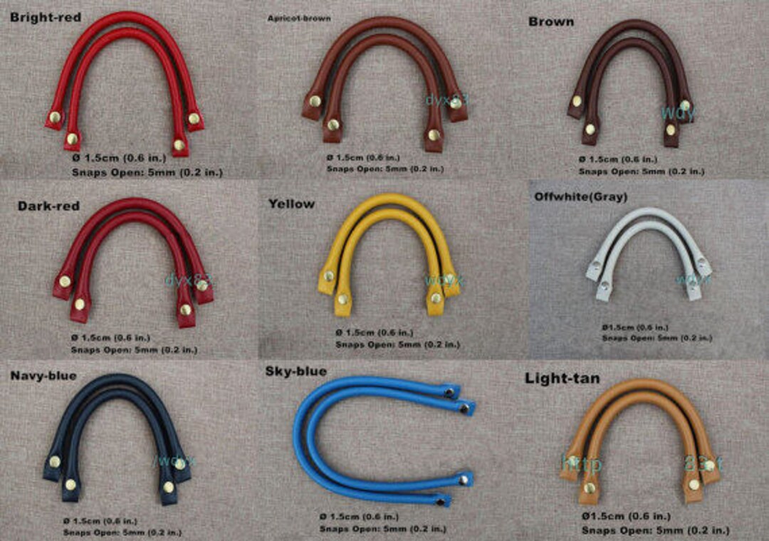 1 Pair Genius Leather Purse Strap, Bag Strap, Shoulder Purse Round ...