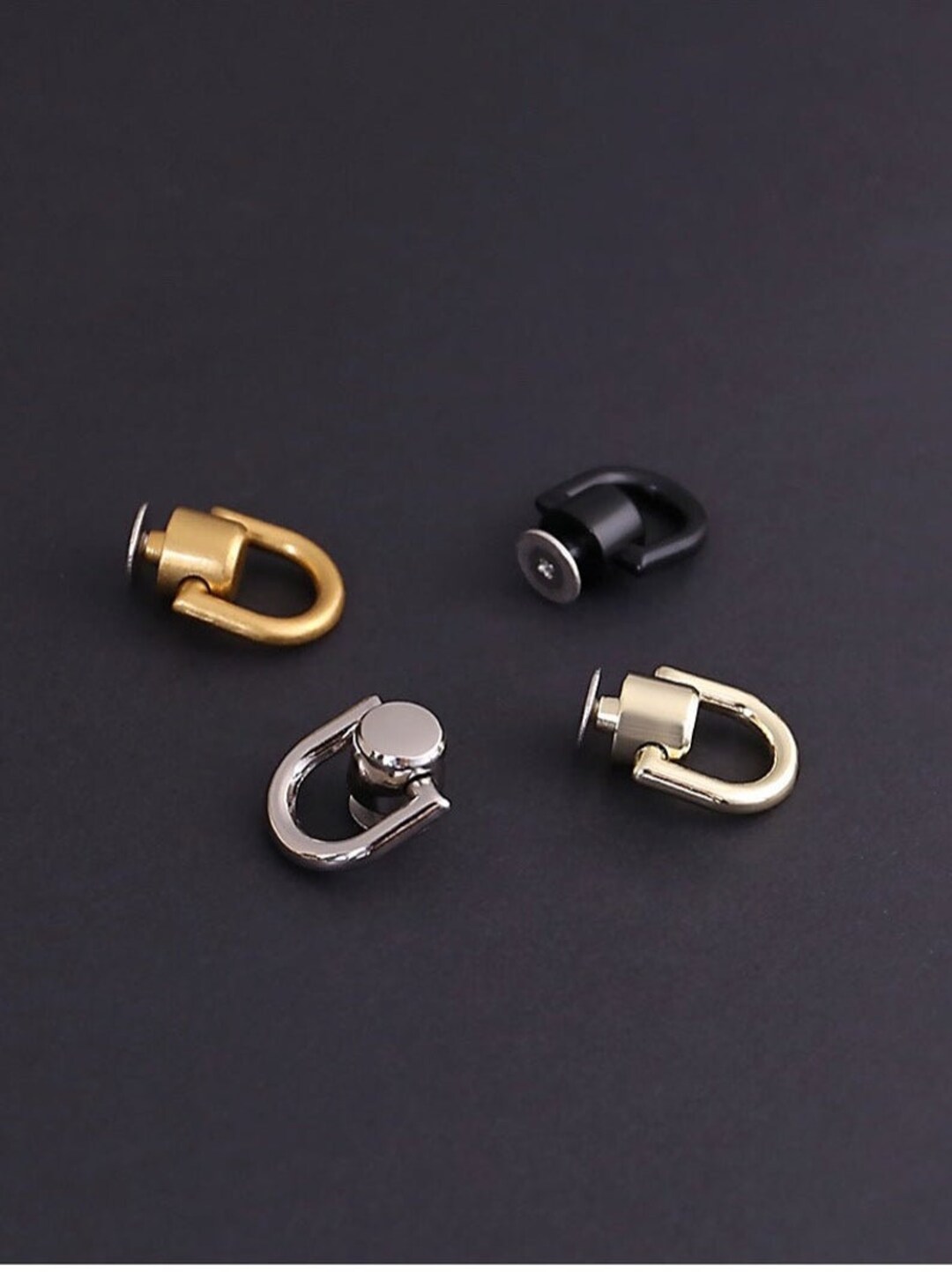 2pcs Metal Bag Buckle, Chain-linked Handmade Accessories, Fix Buckle ...