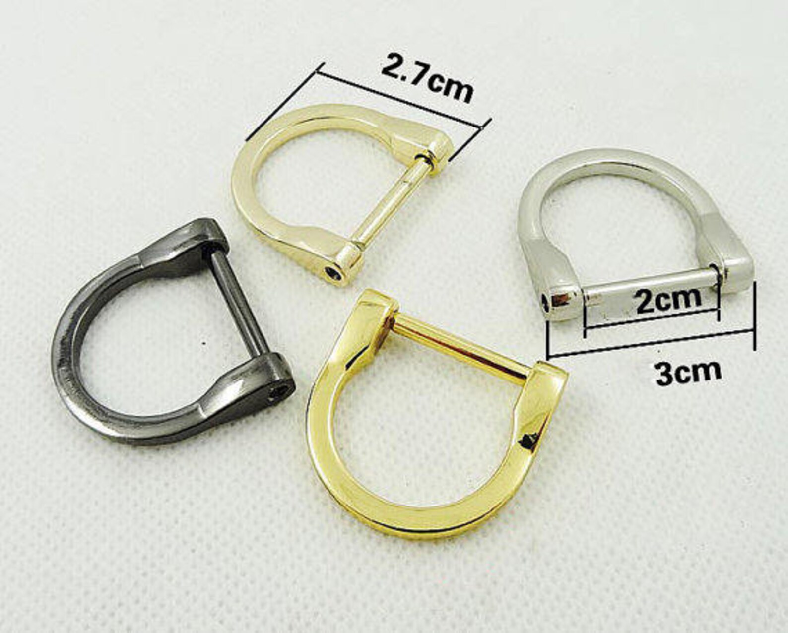 4pcs Inner 20mm Gold Purse Clasp Handbag Screw Buckle Purse | Etsy