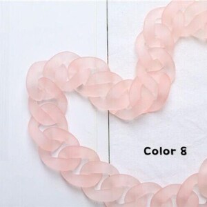 8 Color Acrylic Purse Chain Strap Retro Resin Bag Chain | Etsy