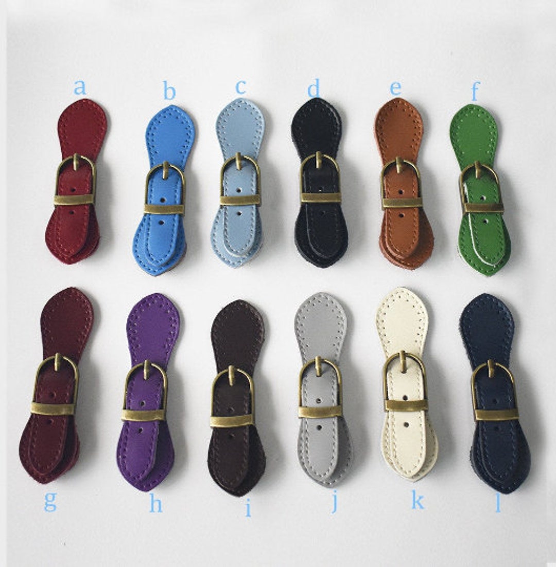 1set Genuine Leather Bag Belt Buckles Brushed Brass Handbag - Etsy