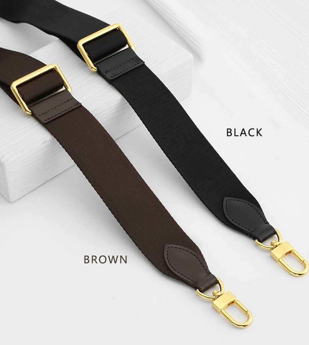 1.5 3.9cm Canvas Leather Bag Straps Adjustable Purse - Etsy