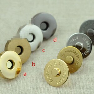 10sets 18mm DIY Magnetic Fastener Snaps, Purse Handbag Clasp Closures ...