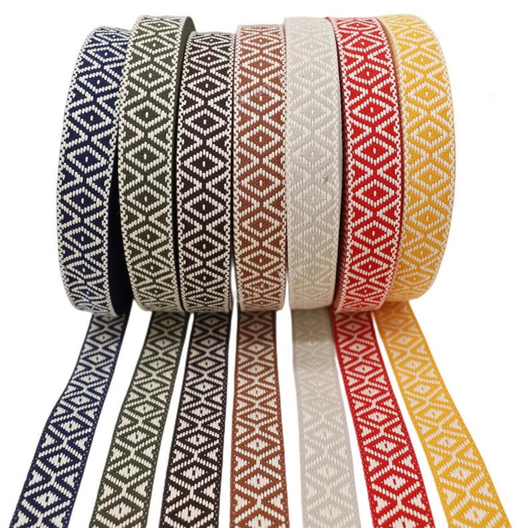 1 1/2 Inch Wide Thick Woven Cotton Webbing for Totes and Bags, DIY ...