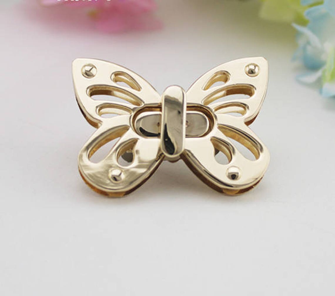1 Set 3.5x5cm Butterfly Bag Lock Catch Purse Lock Latch - Etsy