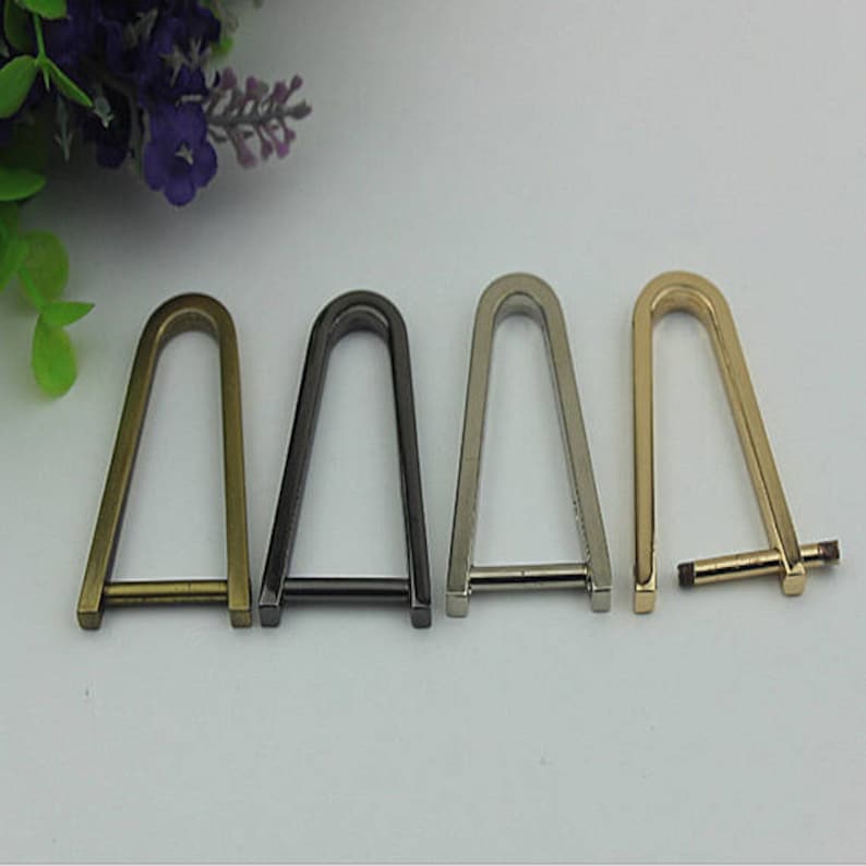 10pcs Triangle Gold Purse Clasp Handbag Screw Rivet Buckle | Etsy