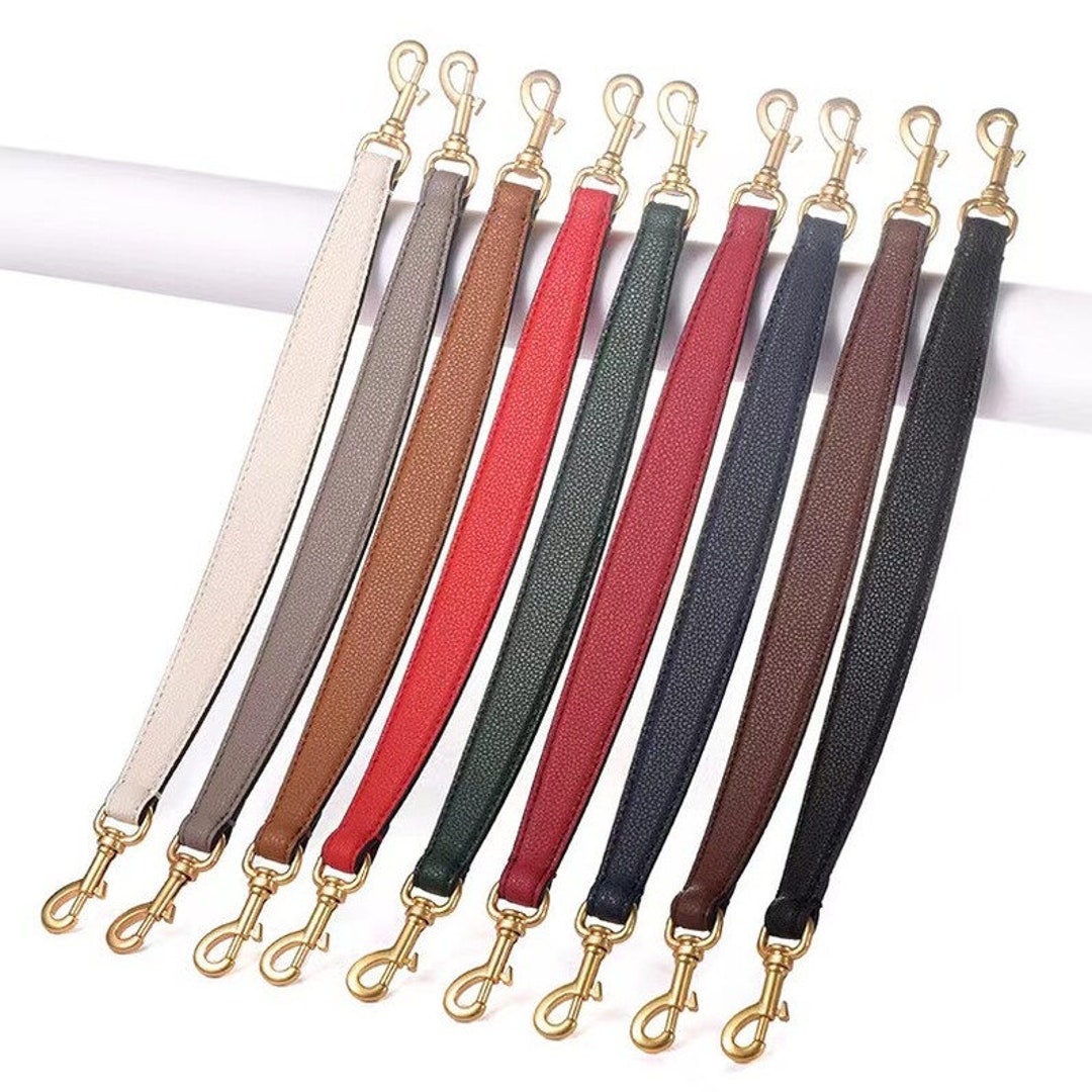 2.4cm Width, 38cm Long, Brown Blue Leather Purse Straps, Bag Strap ...