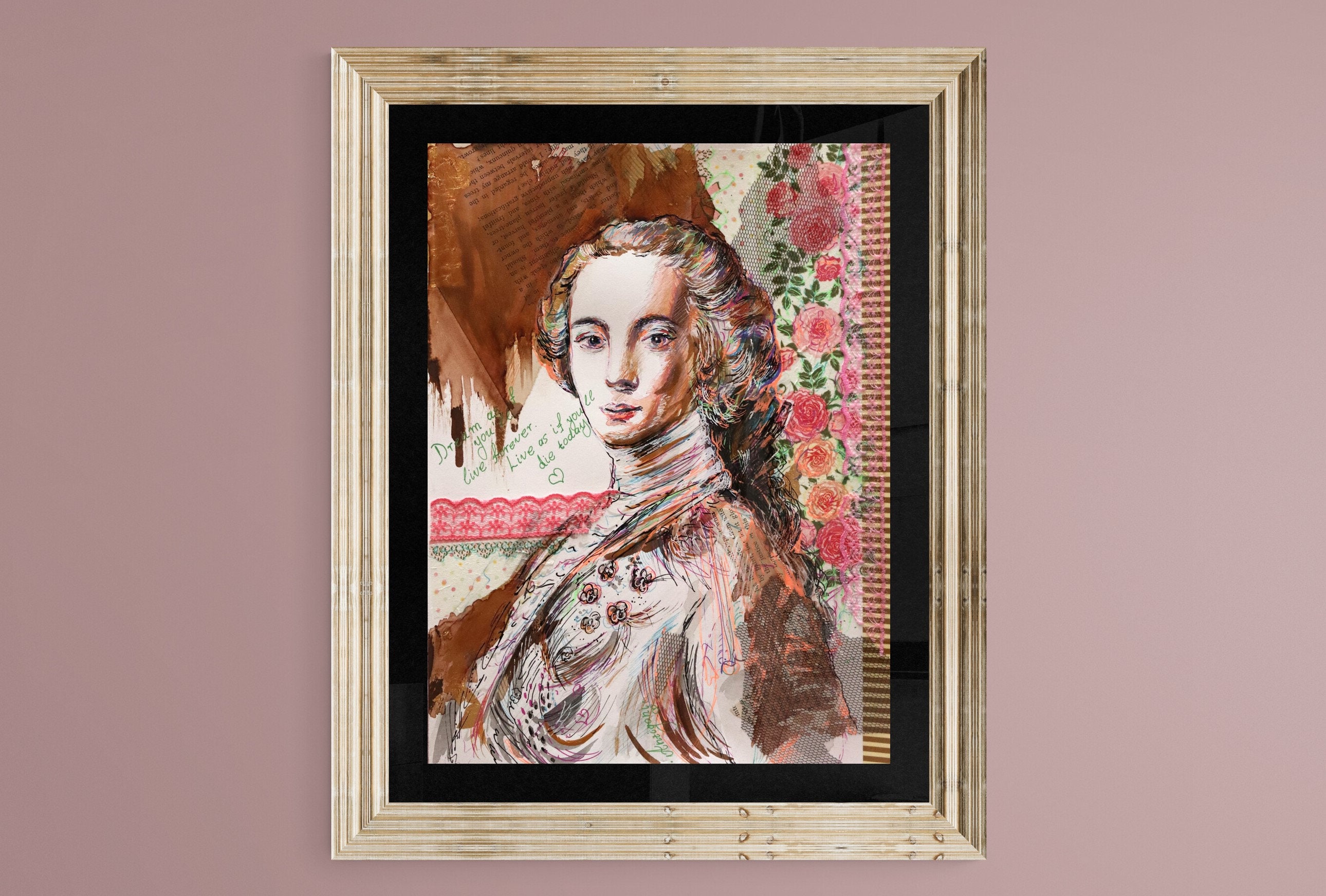 Rococo Portrait,rococo Man Portrait,original Rococo Art,rococo Picture ...