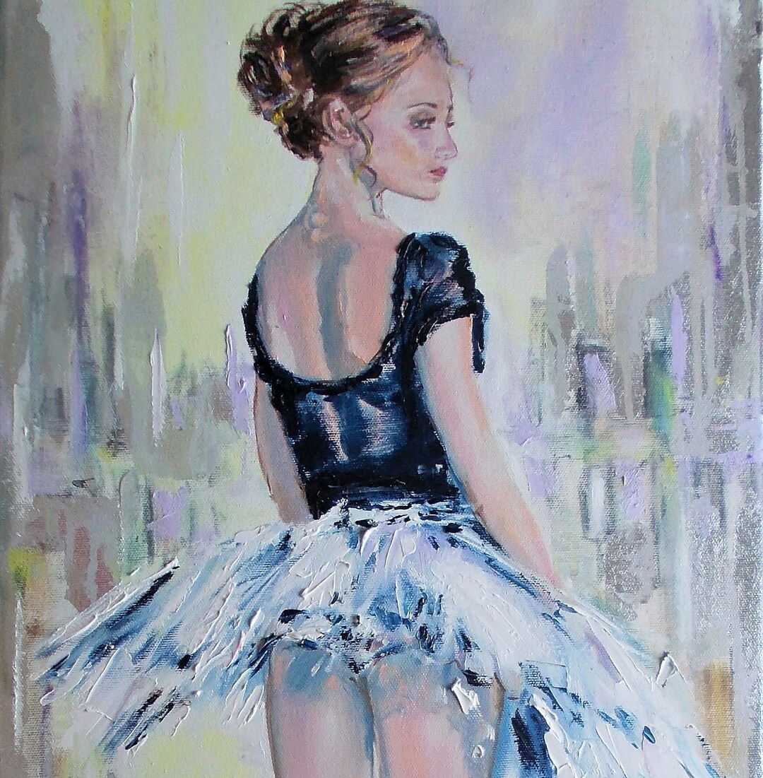 Original Ballerina Painting.ballerina Oil Painting,ballerina Art,ballet ...