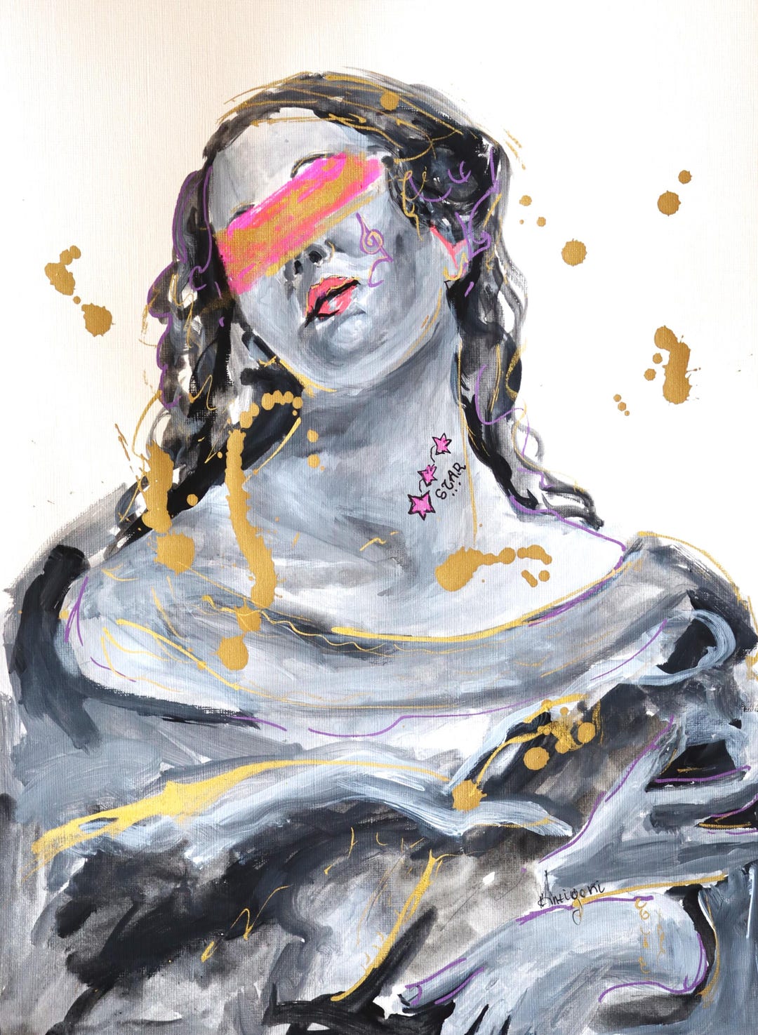 Maria Magdalena Woman Art Altered Art Altered Woman Portrait Eclectic ...