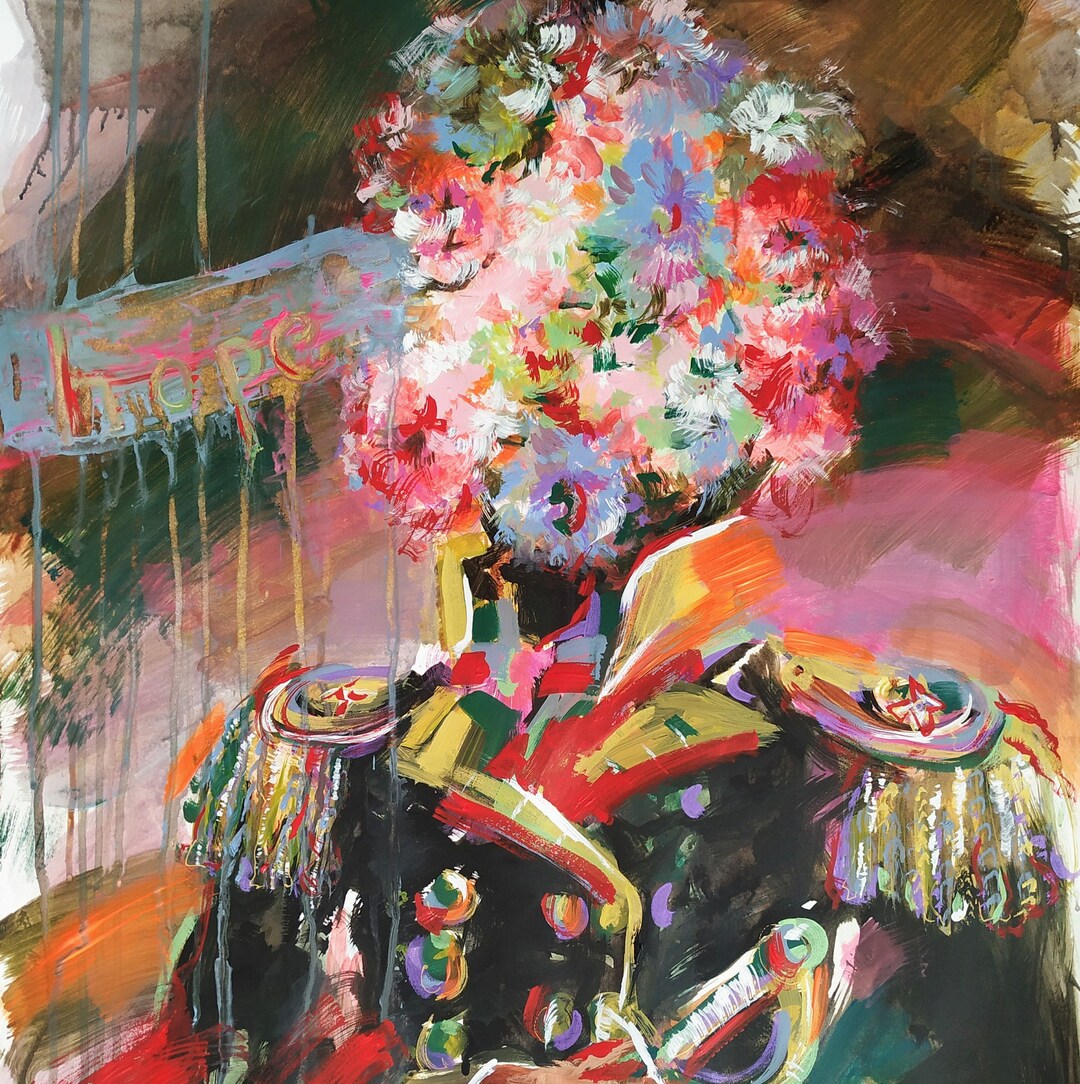 Old Masters Art Altered Portait Maximal Art Original Man Portrait Art ...