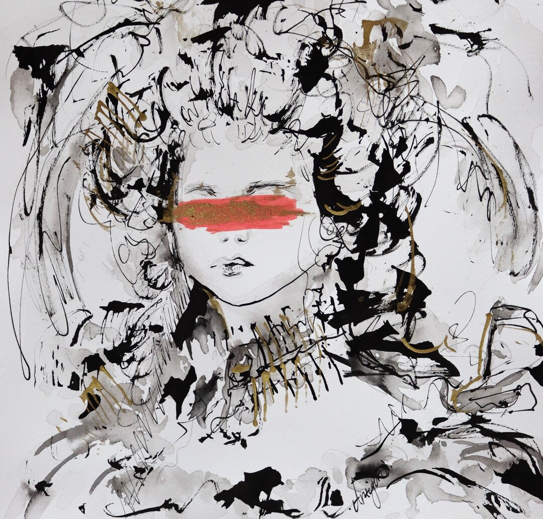 Marie Antoinette Drawing ,altered Woman Drawing,marie Antoinette ...