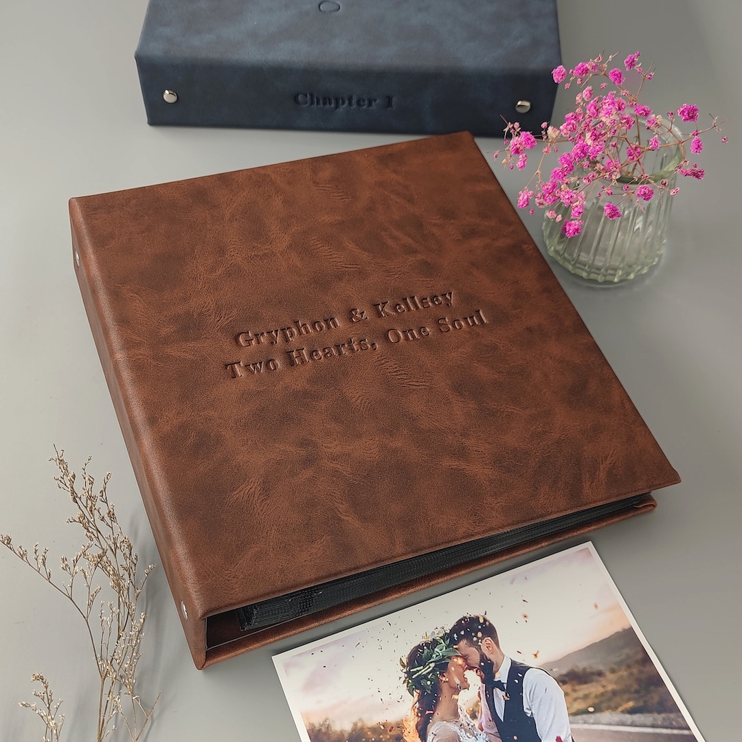 Personalized Wedding Photo Album, Album With Sleeves for 100-200 4x6 ...