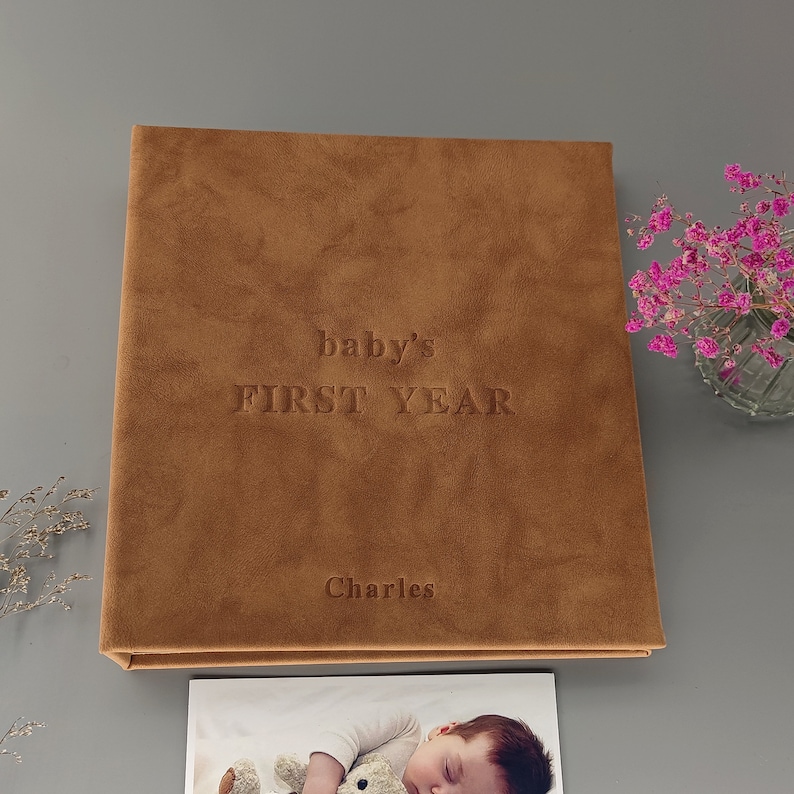 Personalized Baby Memory Book & Baby Photo Album Baby Shower - Etsy