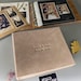 Personalized Photo Memory Book. Refillable Photo Album. Handmade ...