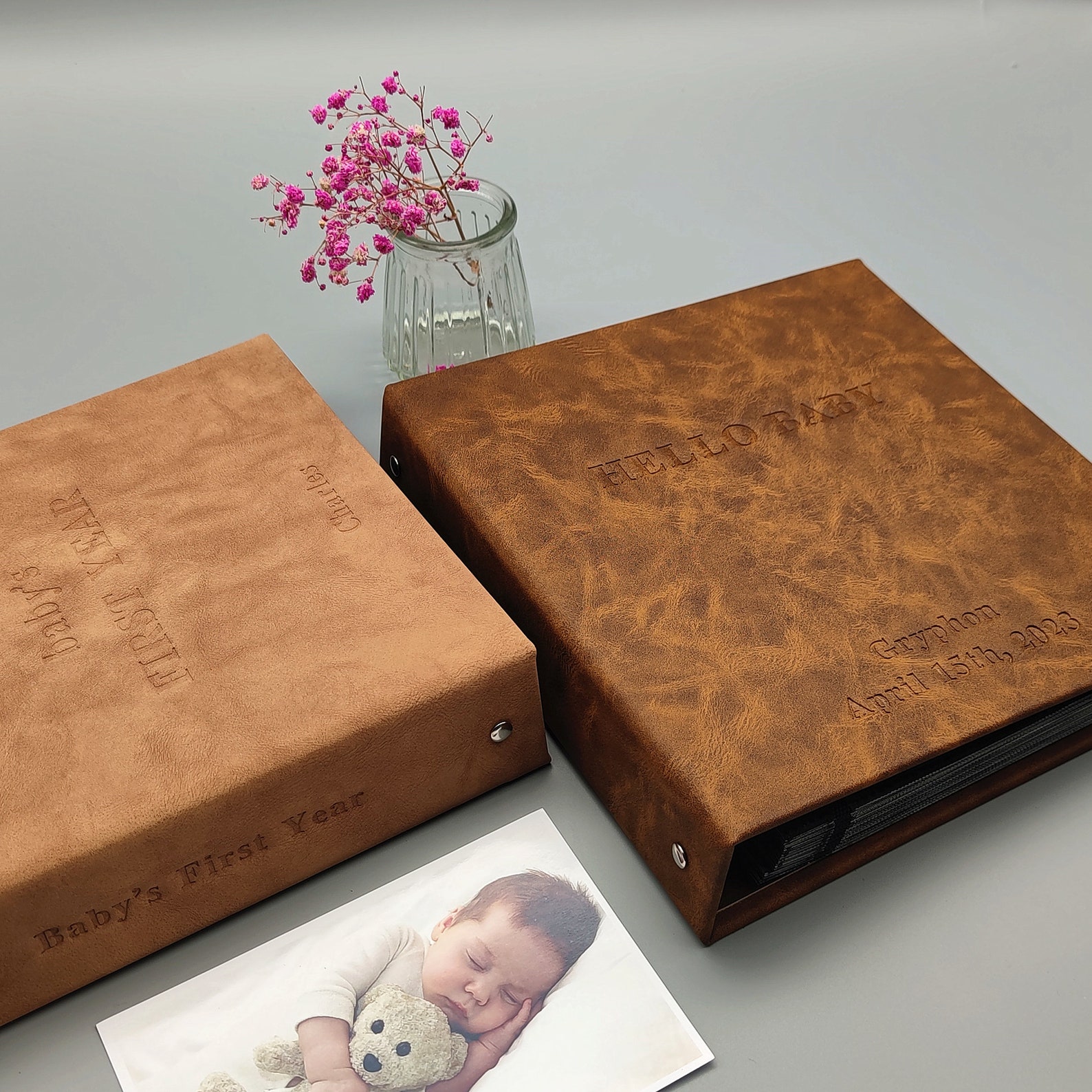 Personalized Baby Book, Baby Shower, Baby Album, Baby Gift, Baby Boy ...