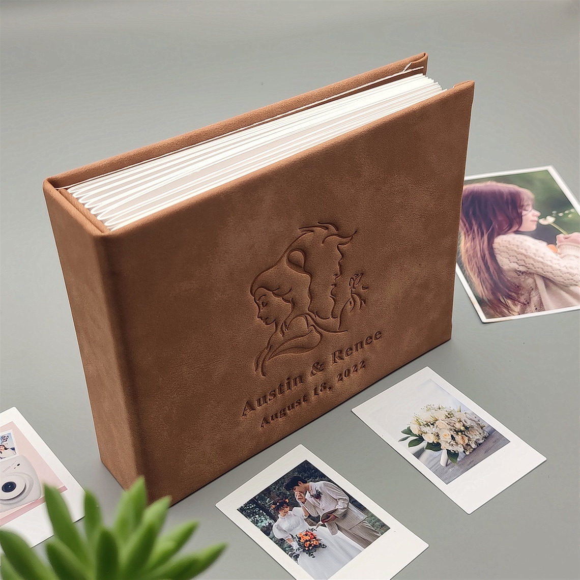 Personalized Photo Album Wedding Photo Guest Book Black - Etsy