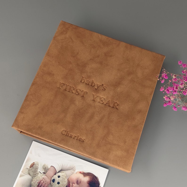 Personalized Baby Memory Book & Baby Photo Album Baby Shower - Etsy