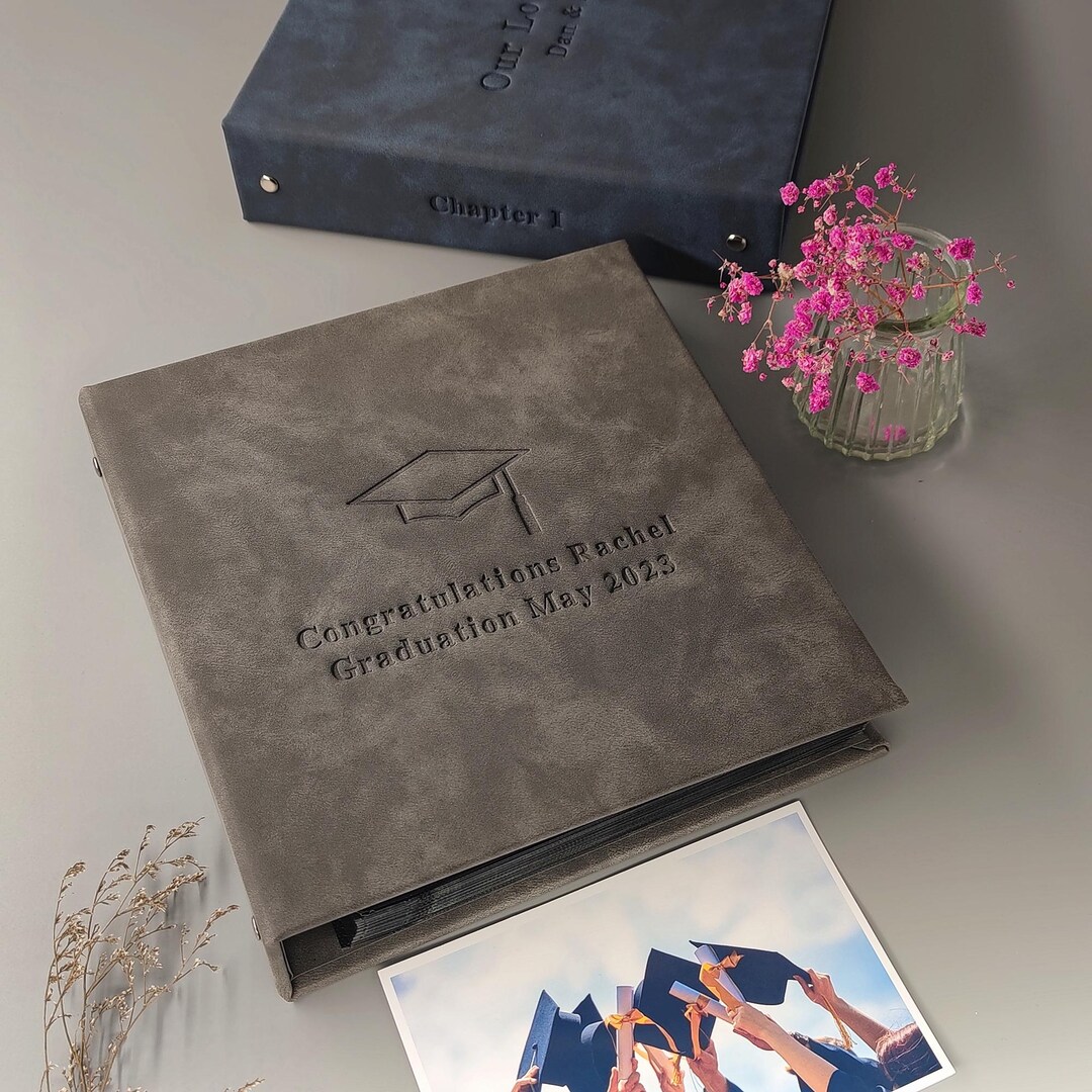 Personalized Photo Album for 4x6 Photo, Junior High, High School, or ...