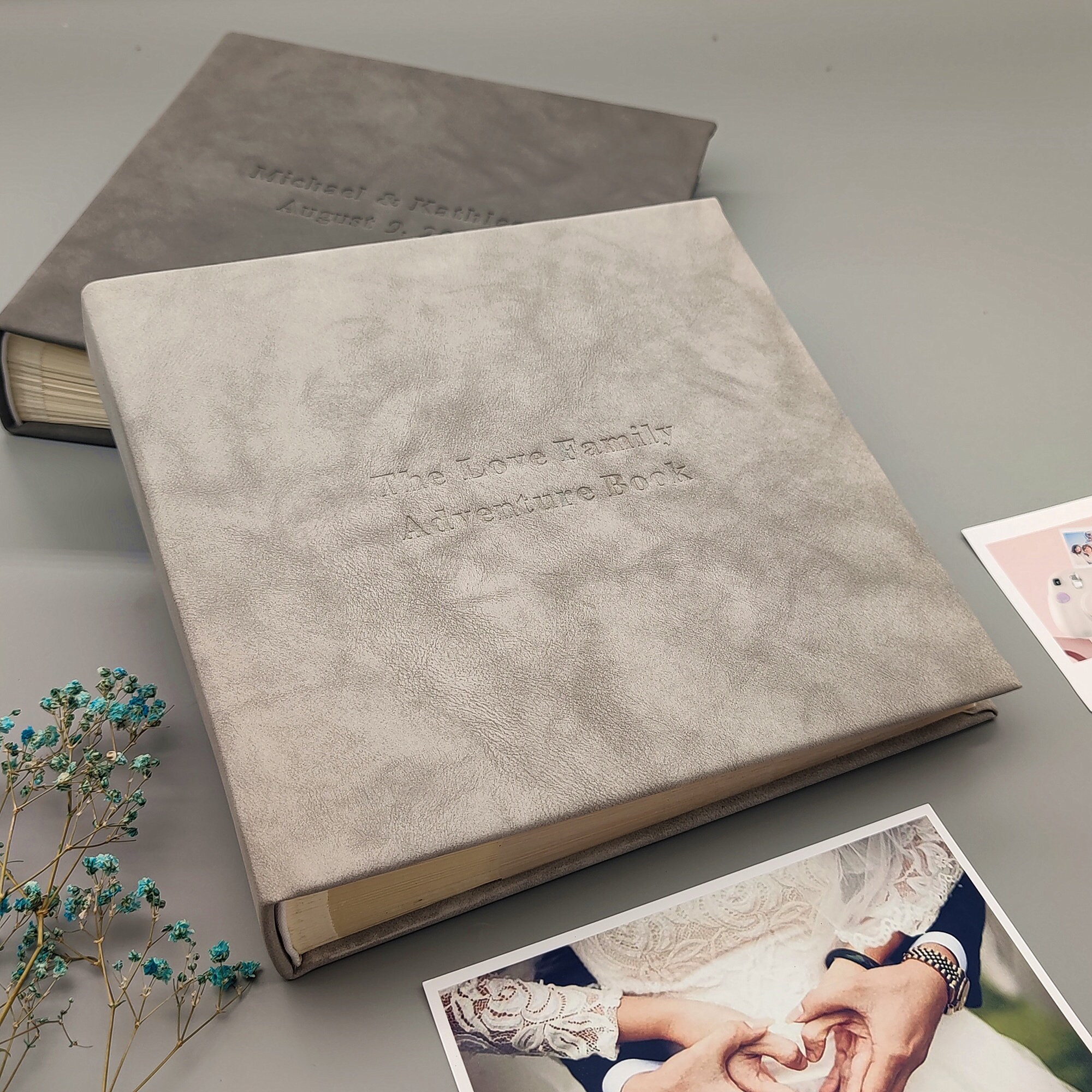 Personalized Family Photo Album, Custom Album With Sleeves, Slip in ...