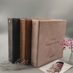 Personalized Baby Photo Album, Baby Girl Gift for New Parent, Childhood ...
