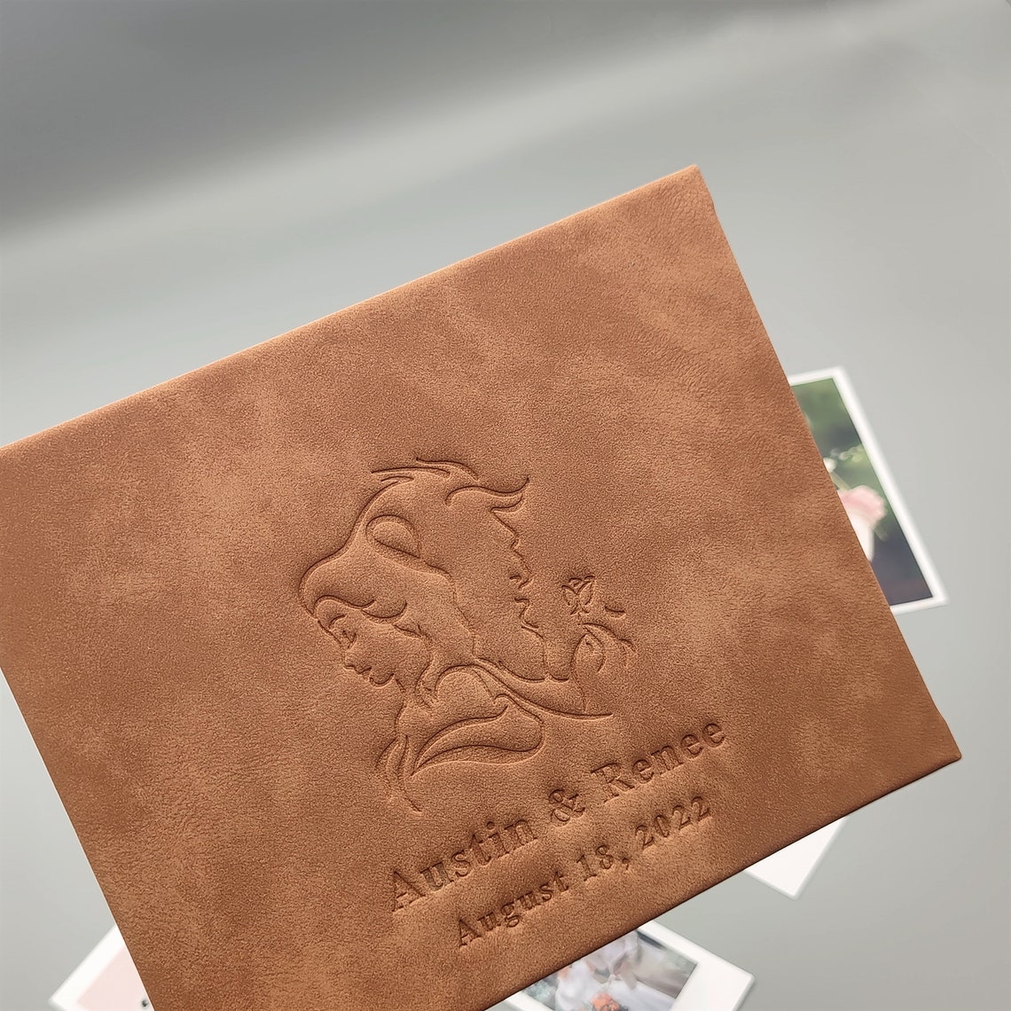 Personalized Leather Scrapbook Album Handmade Photo Album - Etsy